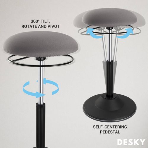 Desky Sit Stand Bar Active Stool - Bunnings Australia