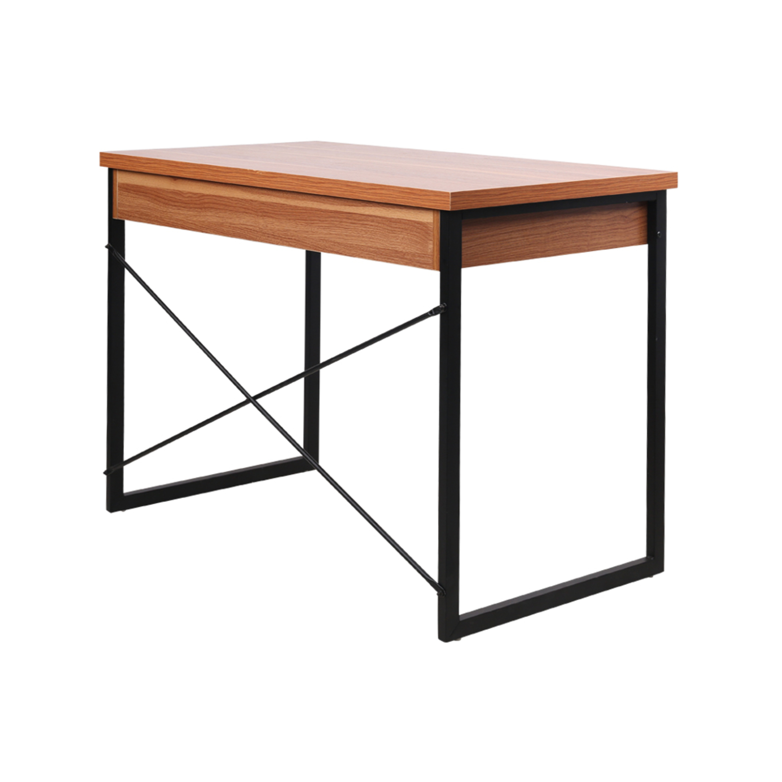 Artiss Office Computer Desk Walnut Metal - Bunnings Australia