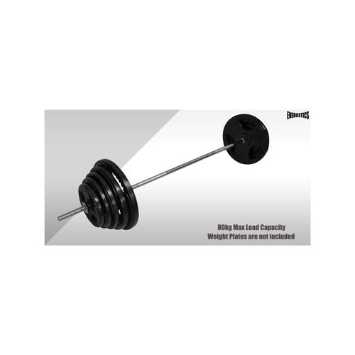 180cm Barbell Bar - Standard 25mm Diameter - Bunnings Australia