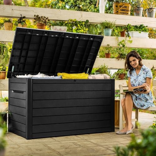 Keter 870L Ontario Storage Box - Bunnings Australia