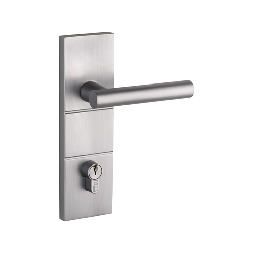 Lane Brushed Satin Chrome Buckingham Single Cylinder Entrance Lockset ...