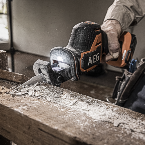 AEG 18V Brushless Sub Compact Reciprocating Saw - Skin Only - Bunnings ...