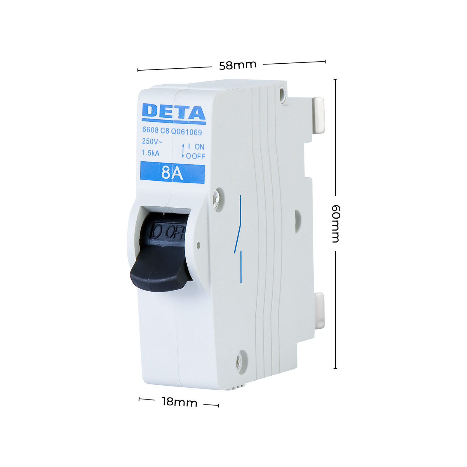 DETA 8A Plug-In Circuit Breaker - Bunnings Australia