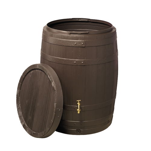 Garantia 260L Barrica Barrel Tank - Brown - Bunnings Australia