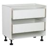 Kaboodle 900mm White 2 Drawer Base Cabinet - Bunnings Australia