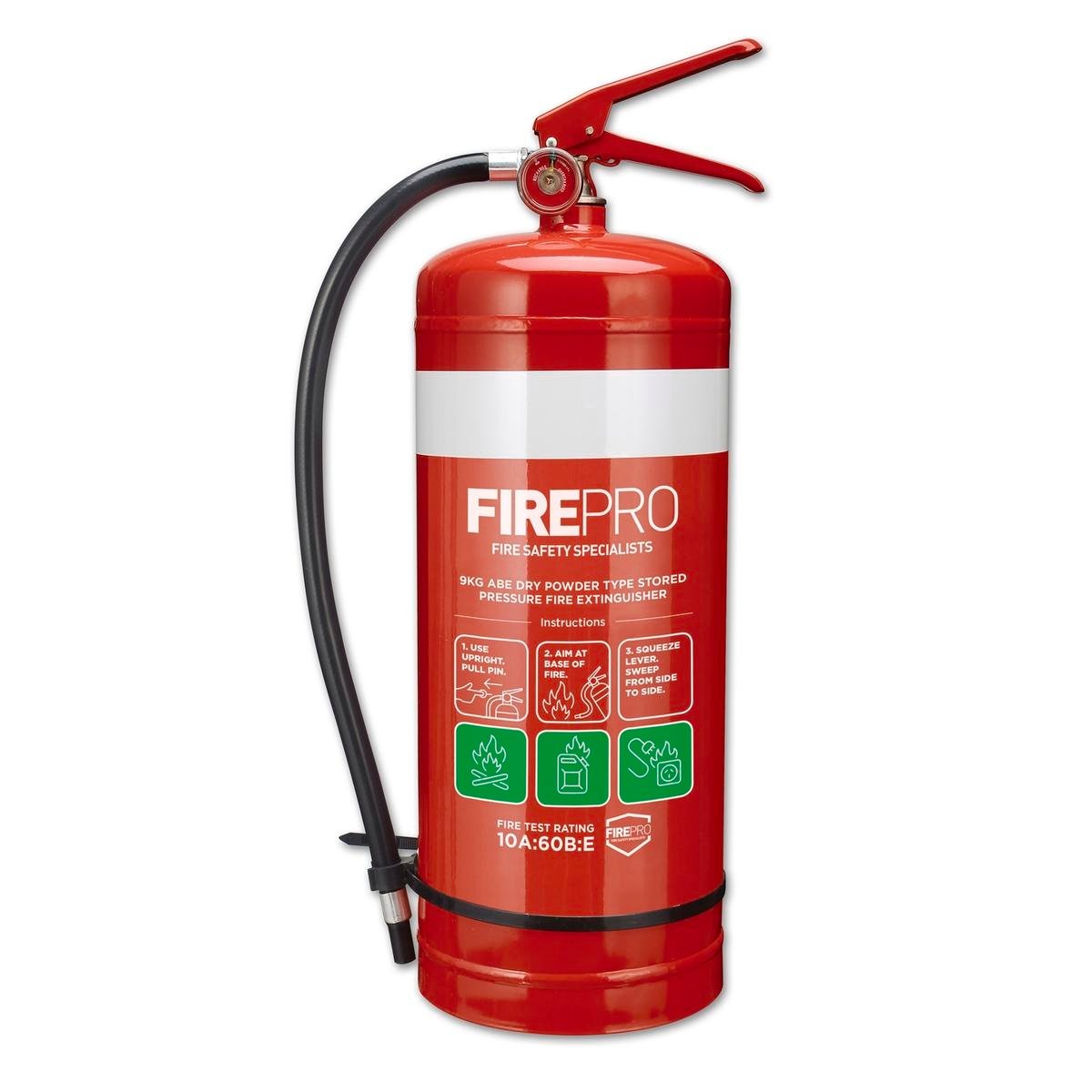 FirePro 9kg Dry Powder Fire Extinguisher - Bunnings Australia