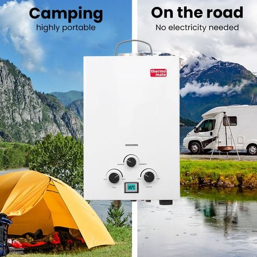 Thermomate Portable Gas Outdoor Camping Hot Water Heater System, with ...