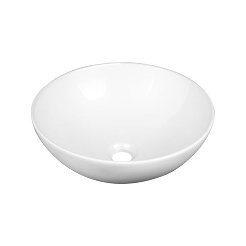 Mondella 400 X 400mm Gloss White Rumba Basin Bowl - Gloss White ...