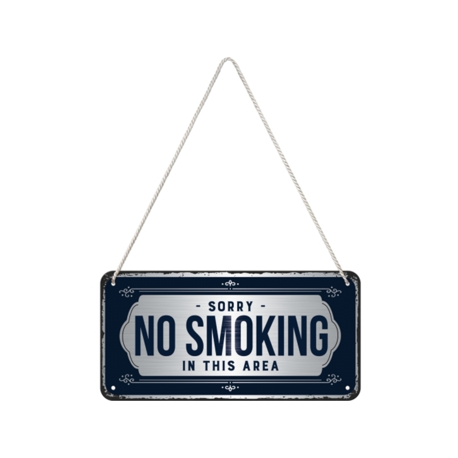 Nostalgic Art Metal 10x20cm Hanging Sign Sorry No Smoking - Bunnings ...