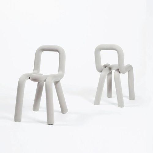 MIUZ BOLD Chair Grey Modern Replica Designer - Bunnings Australia