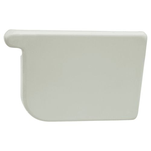 COLORBOND 115mm RH Quad Gutter Stop End - Surfmist - Bunnings Australia