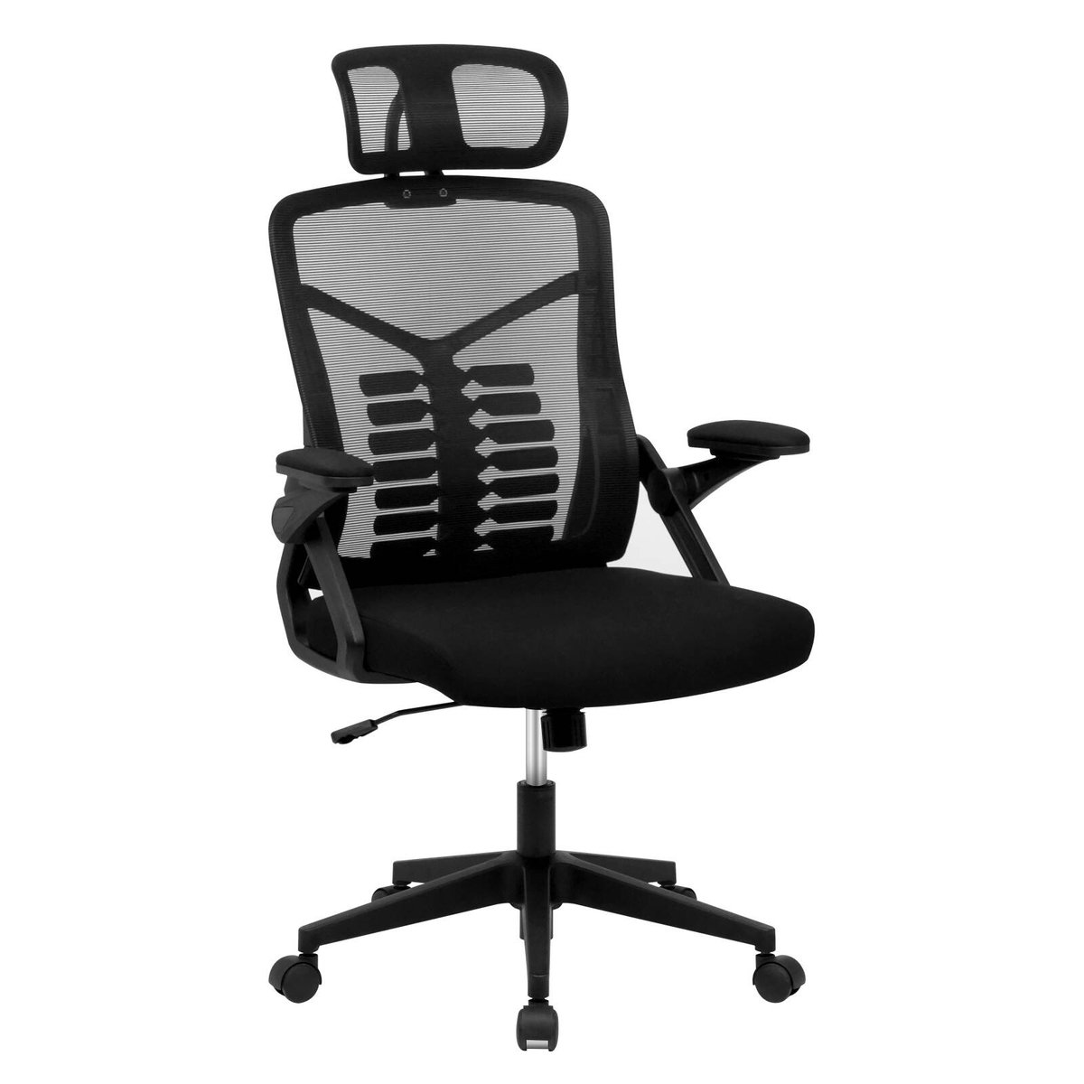Advwin Ergonomic Office Chair Tilting Desk Chair Breathable Mesh Black ...