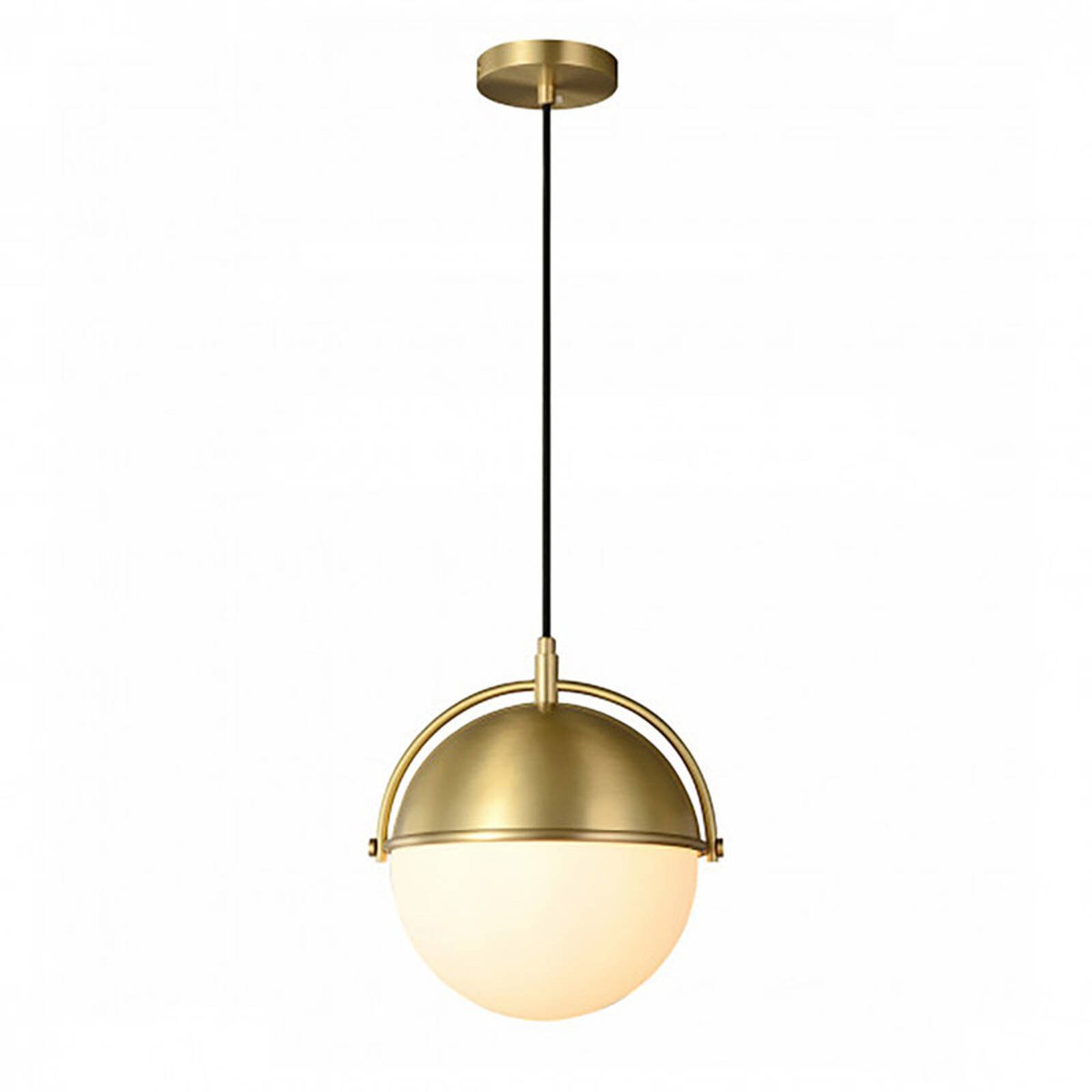 Amonson Lighting Globe Pendant Light Small Replica - Brass - Bunnings ...