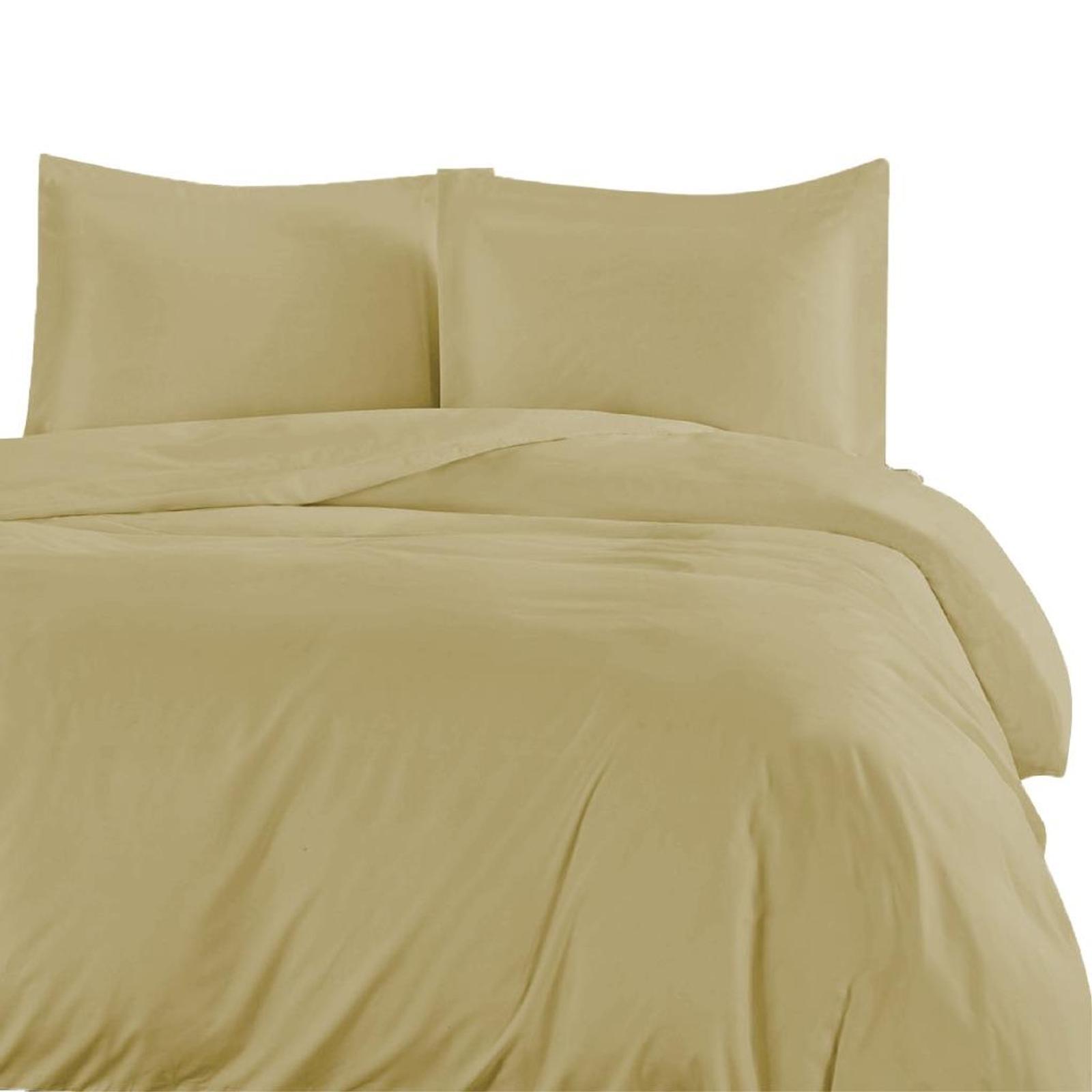 Luxor King Single Linen Color 1000TC 100% Cotton Quilt Doona Duvet ...