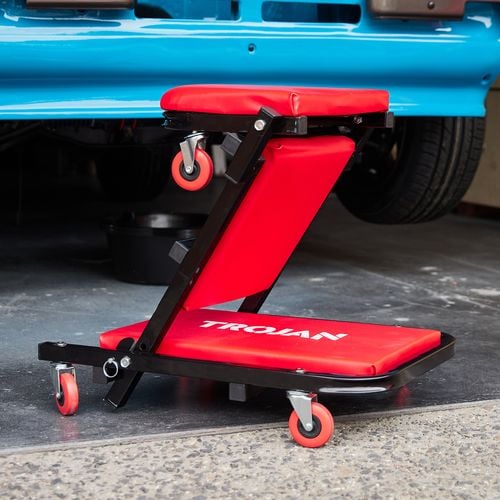Trojan Convertible Garage Creeper Seat - Bunnings Australia