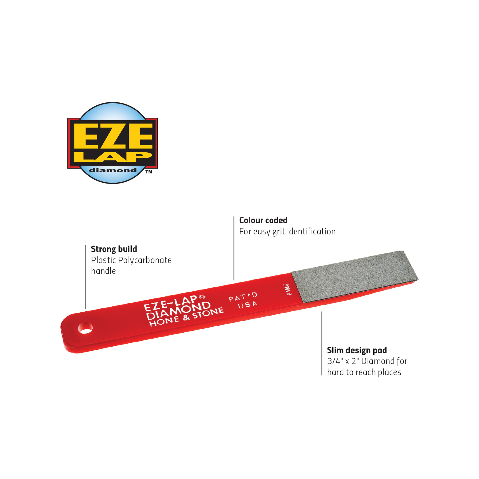 Eze Lap Diamond Hone And Stone Sharpener Set - Bunnings Australia
