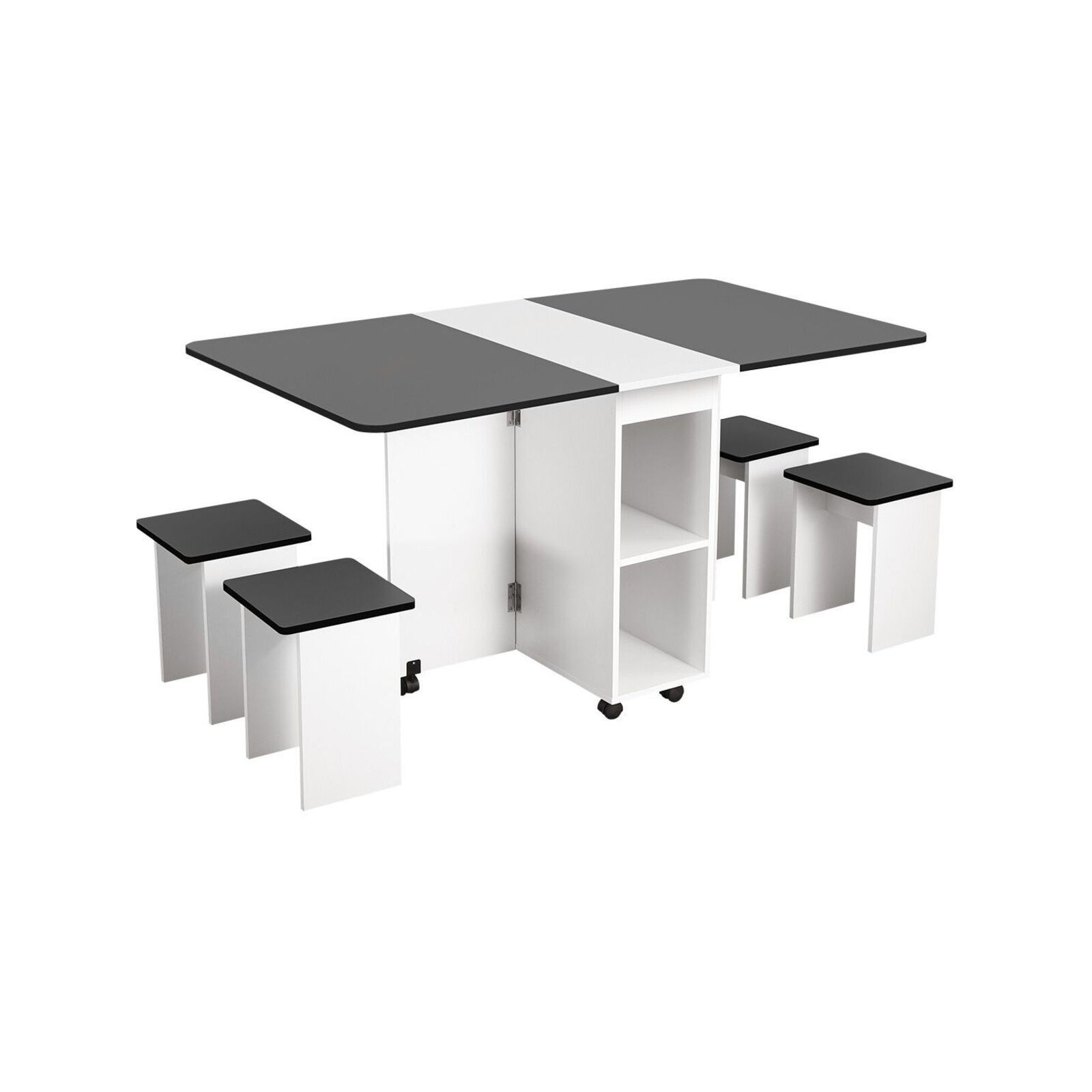 Eco-Friendly Folding Dining Set with Four Chairs - Bunnings Australia