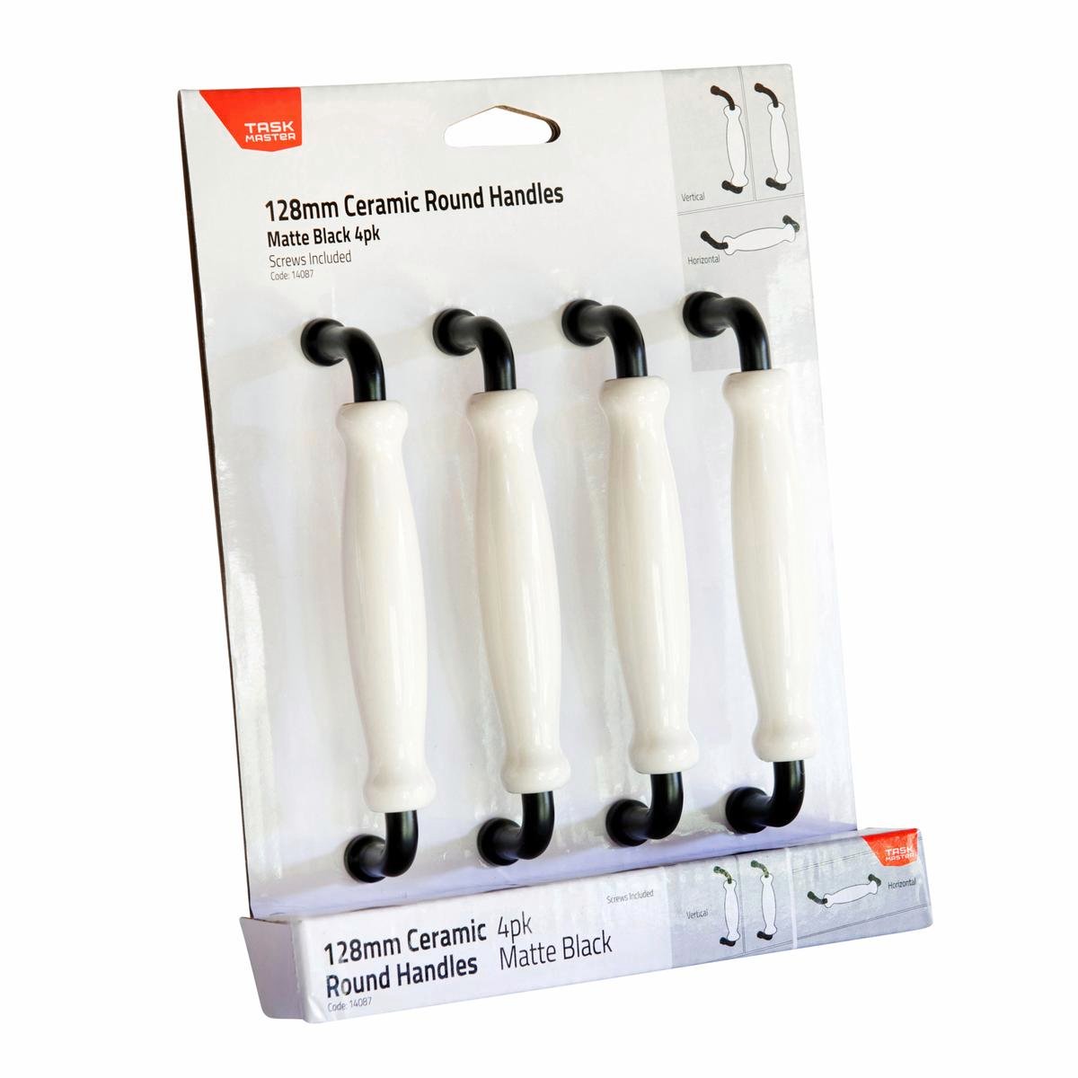 Taskmaster Ceramic Cabinet Handle - 4 Pack - Bunnings Australia