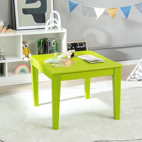 Costway Kids Table Activity Play Study Desk Green - Bunnings Australia