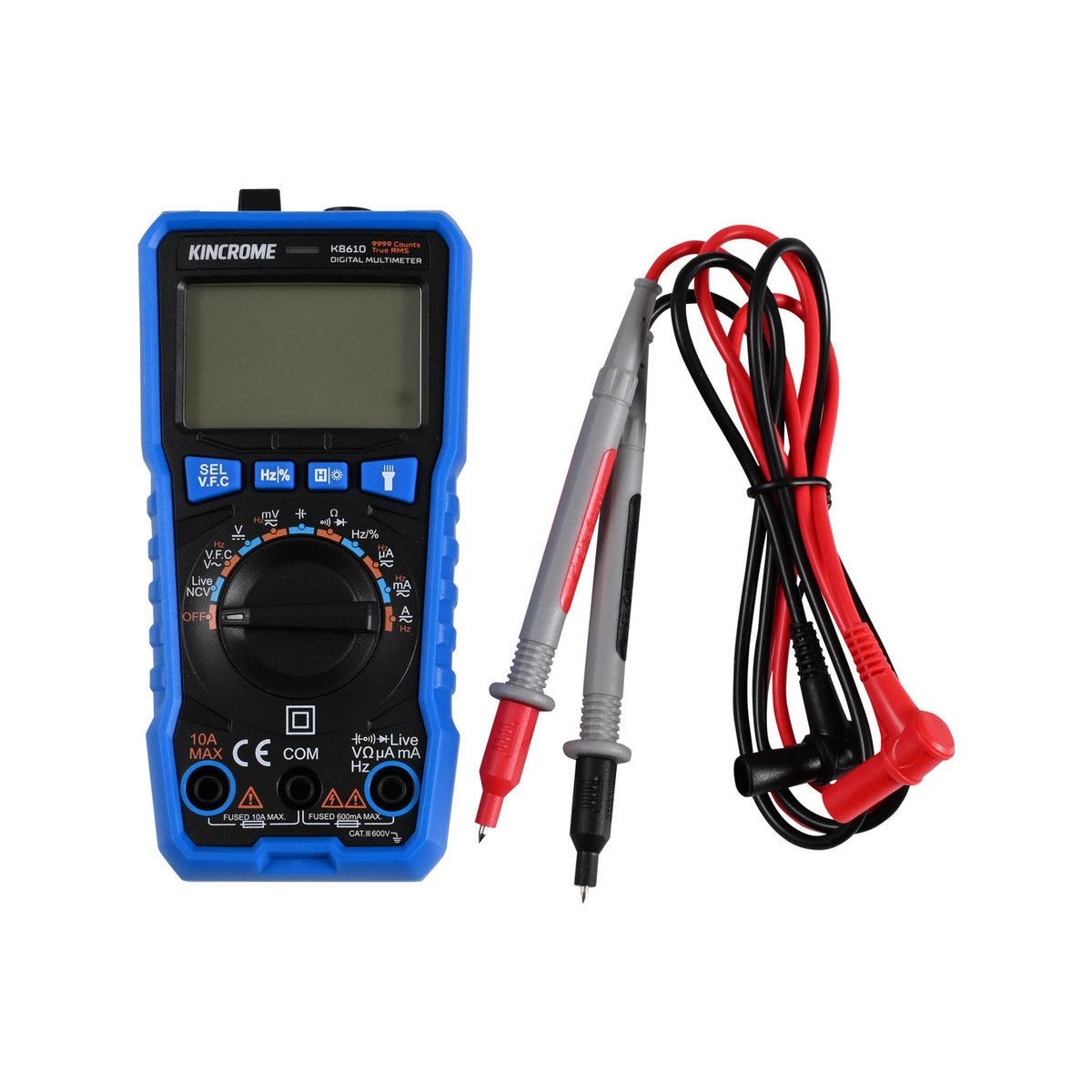 Kincrome Digital Multimeter - Auto / Manual Ranging - Bunnings Australia