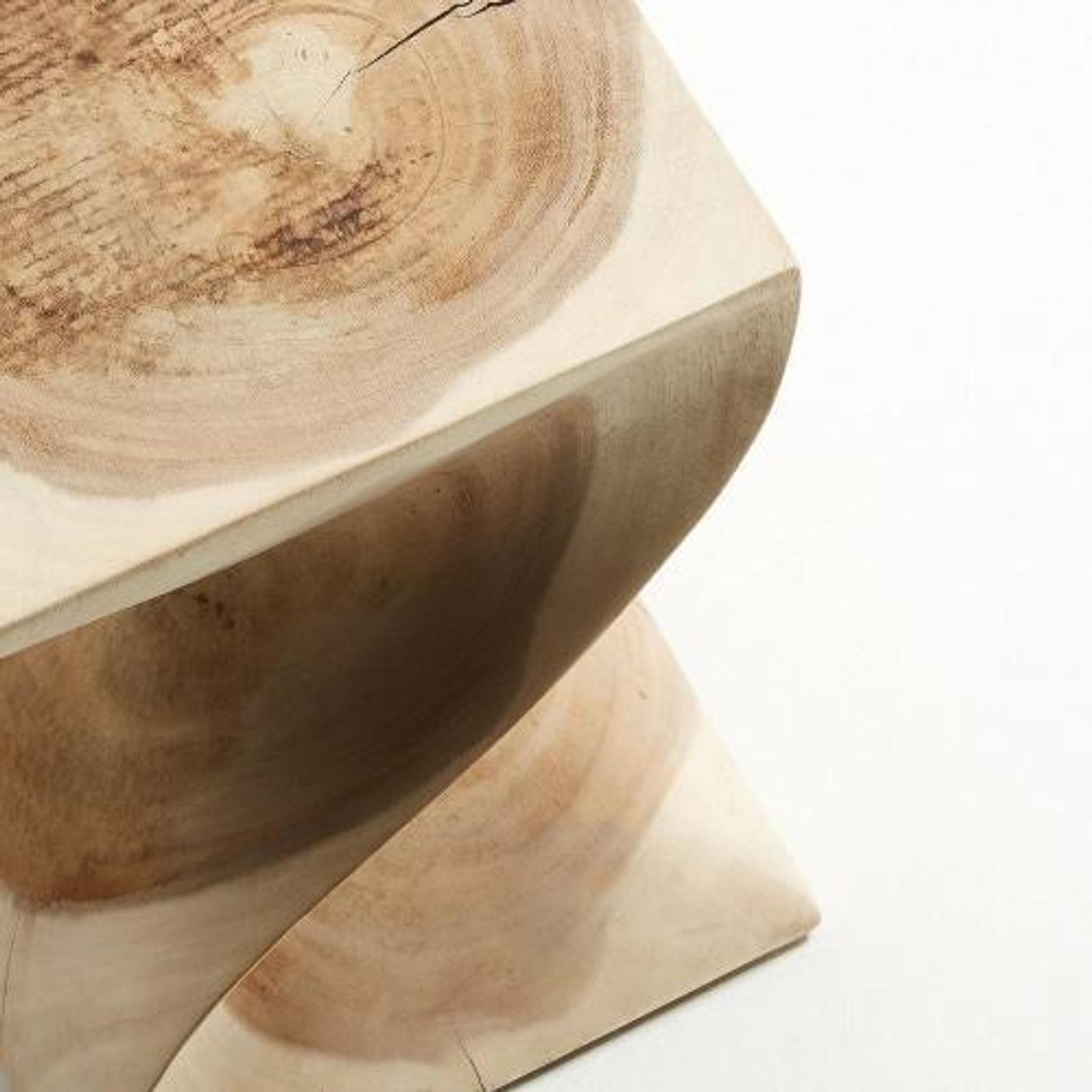 Hakata Wooden Side Table - Mungur Wood - Bunnings Australia