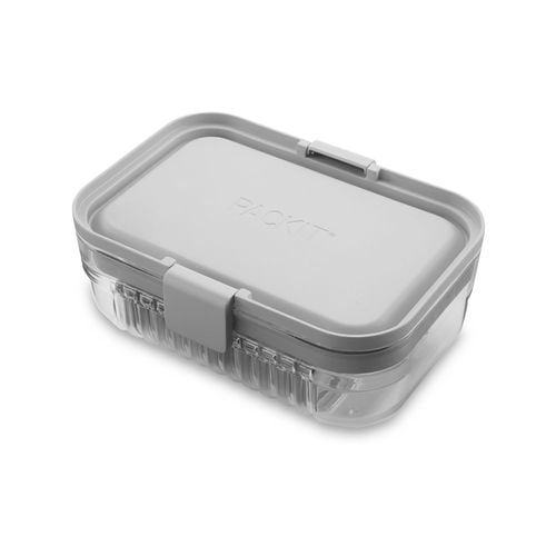 Packit Mod Lunch Bento Box W/ 3-removable Divider - Steel Gray ...