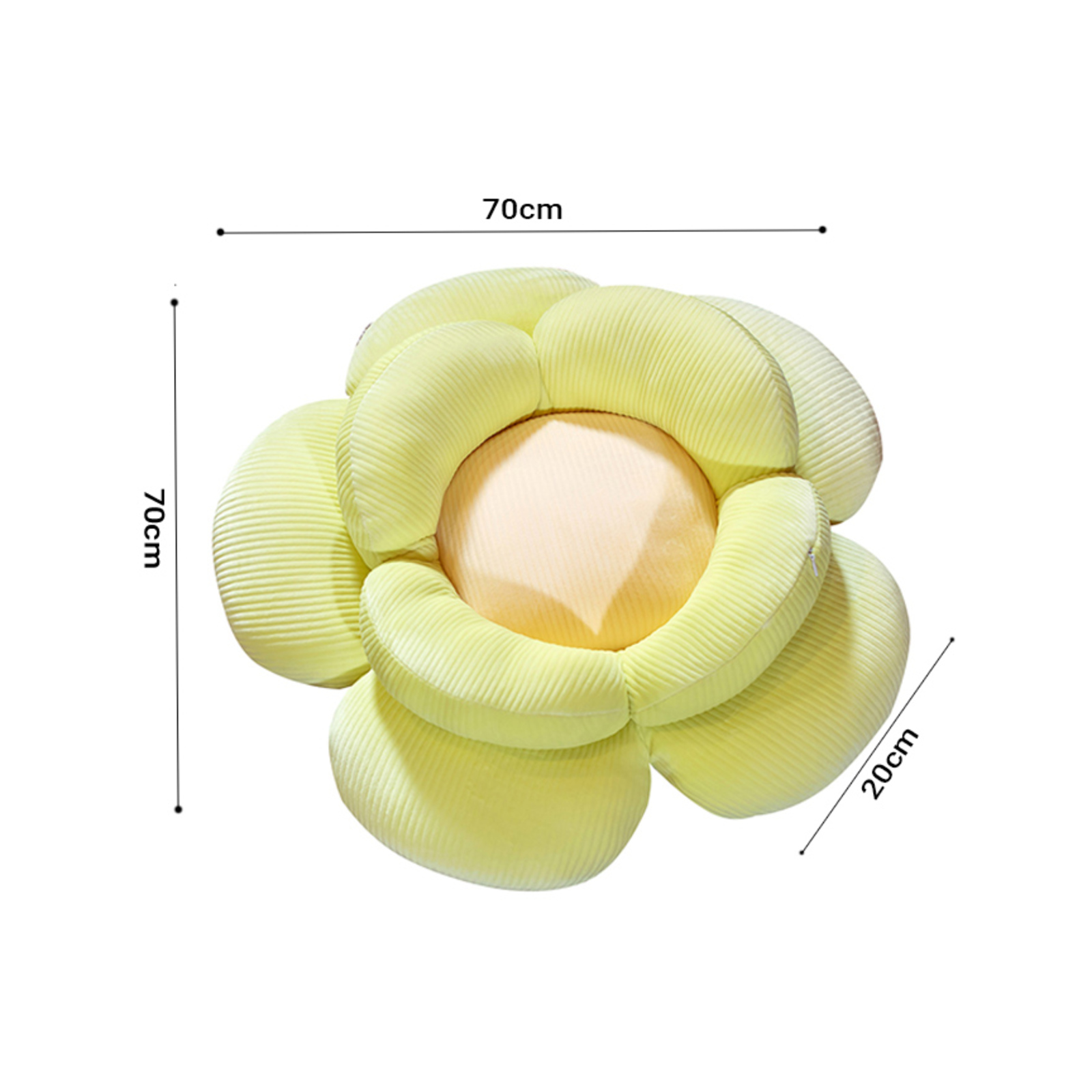 SOGA Green Double Flower Shape Cushion - Bunnings Australia