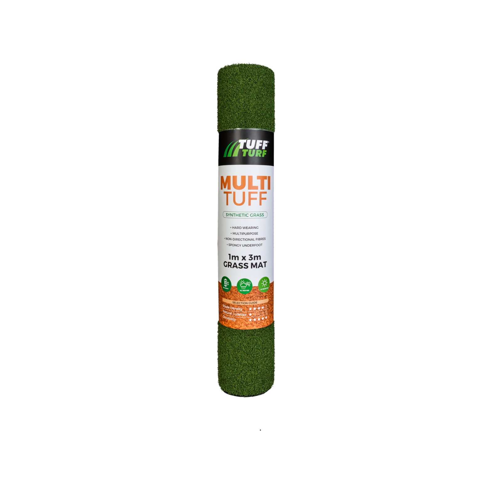 Tuff Turf 1 x 3m 10mm Pile Artificial Grass Multi Mat - Bunnings New ...