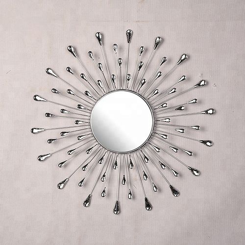 Criterion Halley 760mm Star Burst Mirror Silver - Bunnings Australia