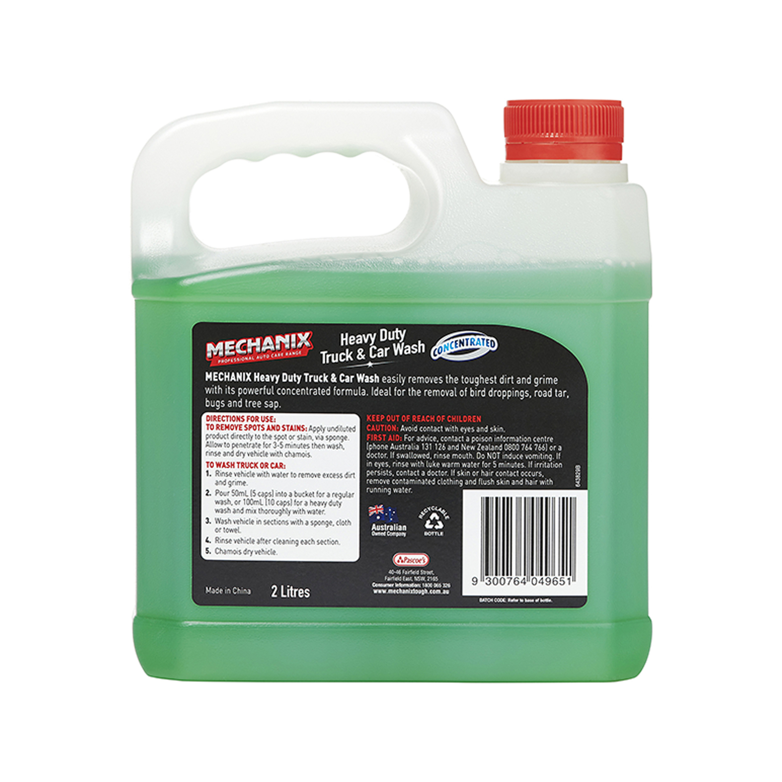 Mechanix 2L Heavy Duty Truck And Car Wash - Bunnings Australia