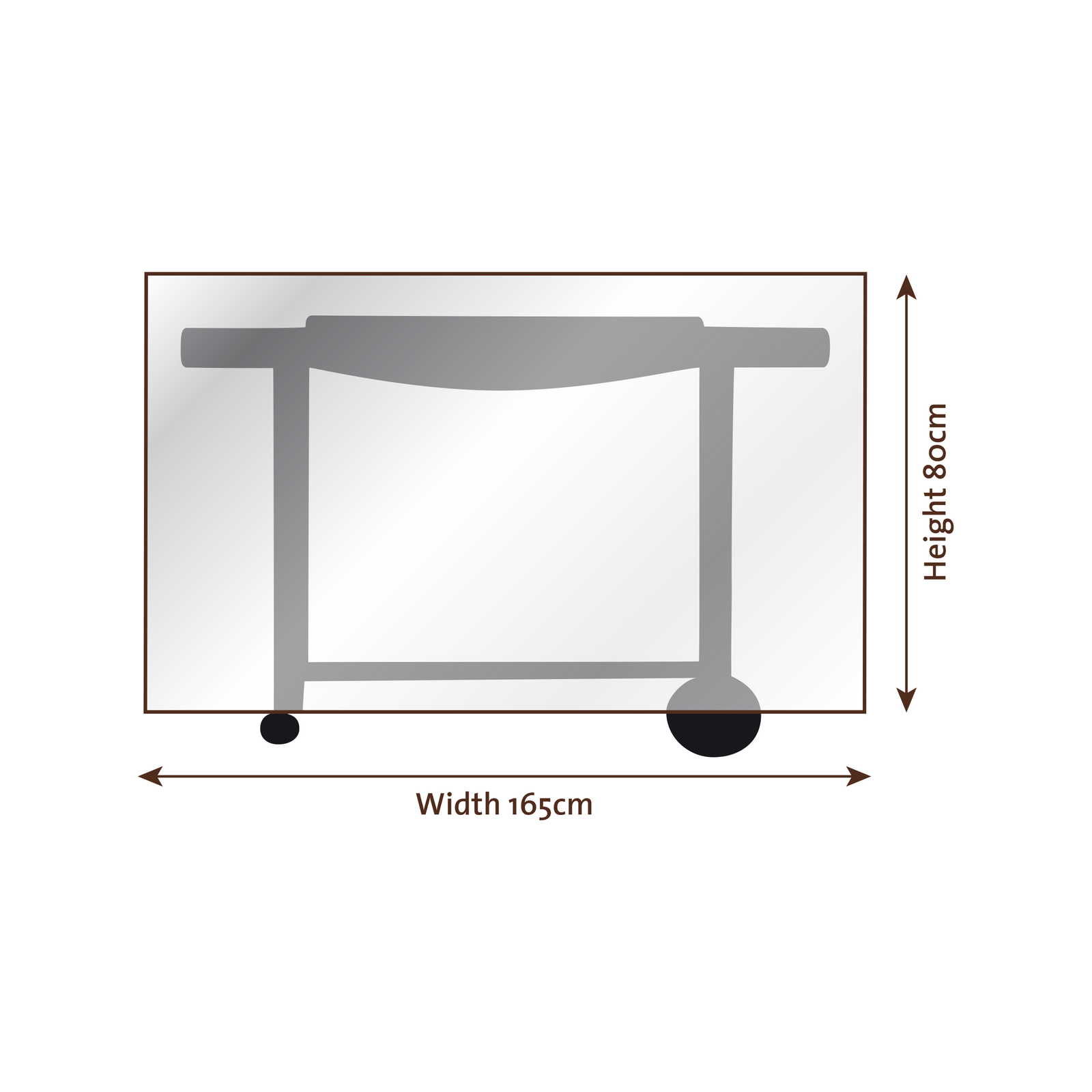 Jumbuck Black 4 Burner Flat BBQ Cover - Bunnings Australia