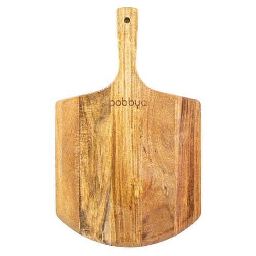 BobbyQ Wooden Chopping Board with Handle - 30cm x 50cm - Bunnings Australia