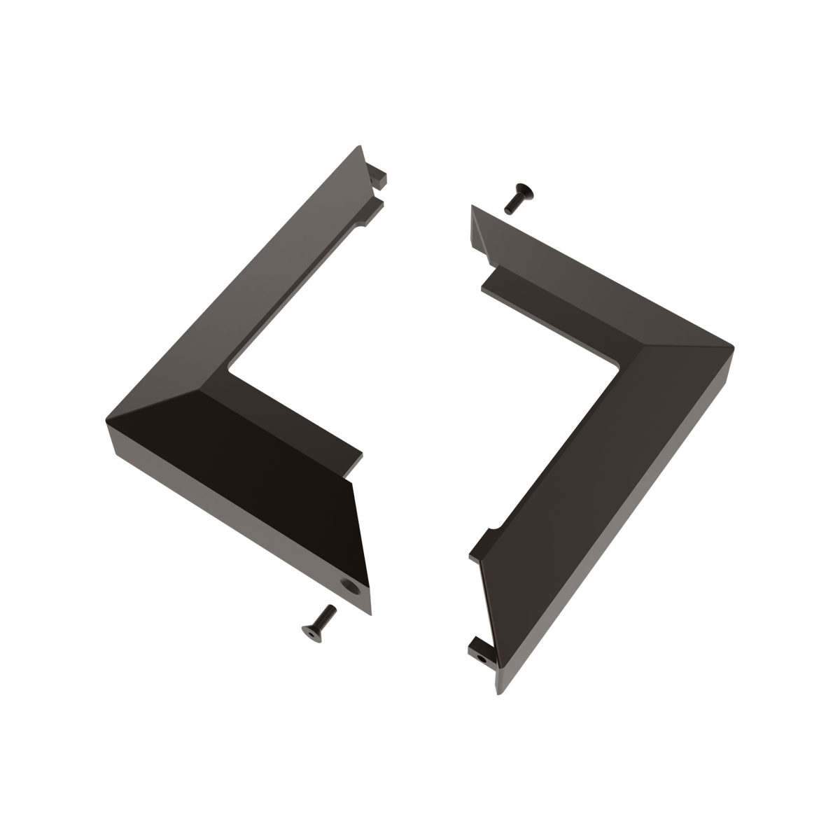 ProtectorAl 100 x 100mm Black Aluminium 2 Part Flanged Post Domical ...