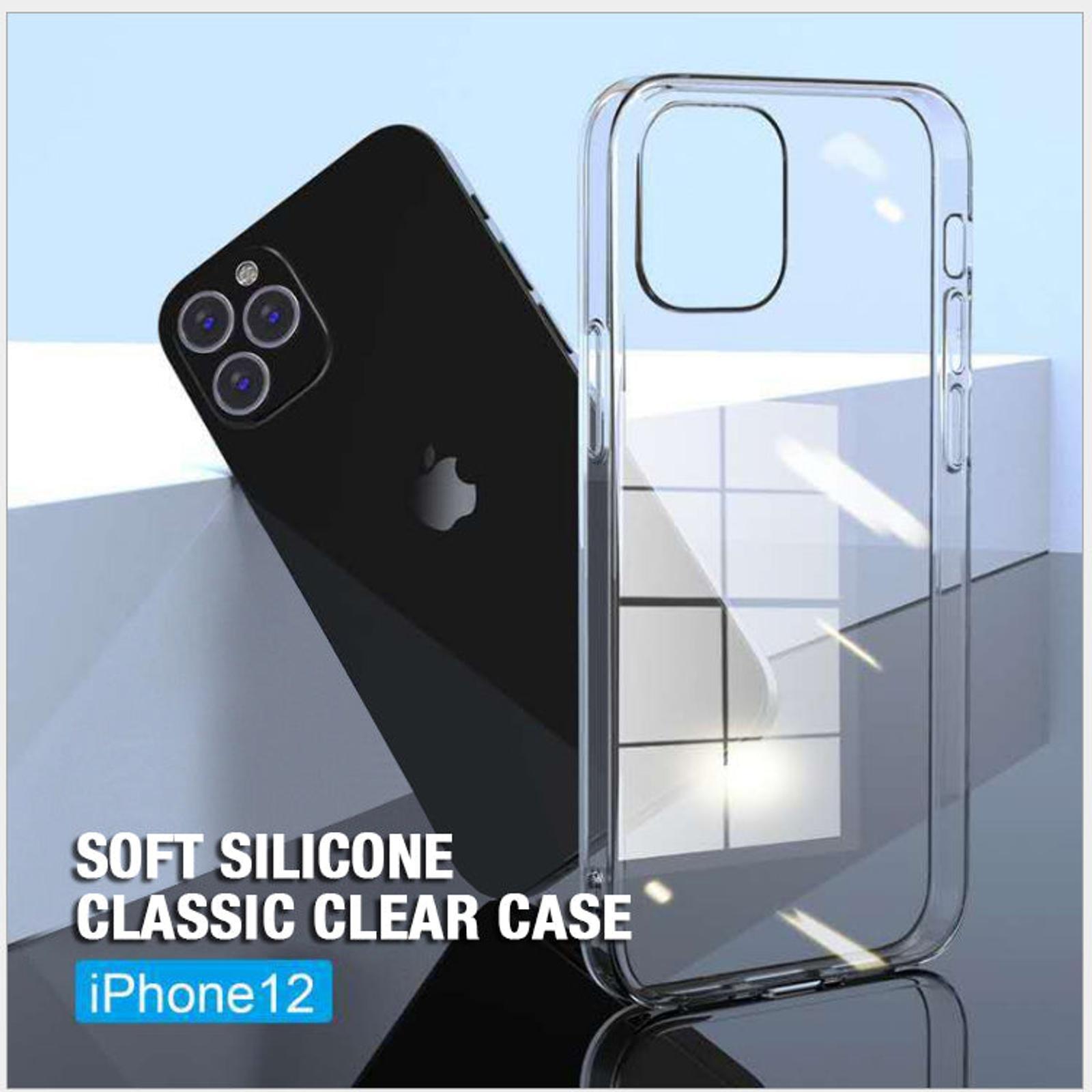 Ultra Slim Clear Soft Silicone Gel Case Cover for iPhone 12 - Bunnings ...
