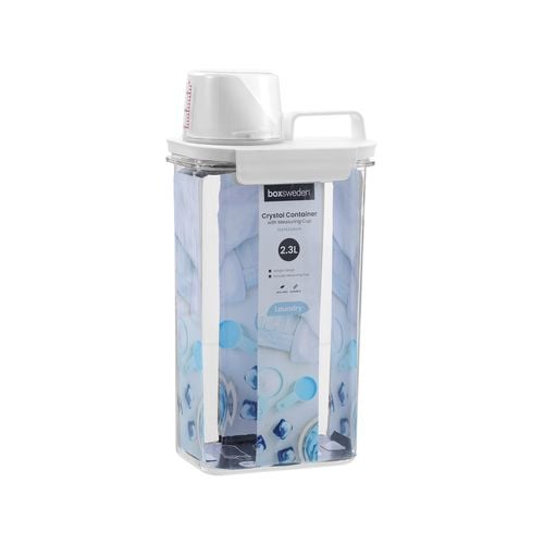 Boxsweden 2.3L Large Crystal Laundry Container - Bunnings Australia