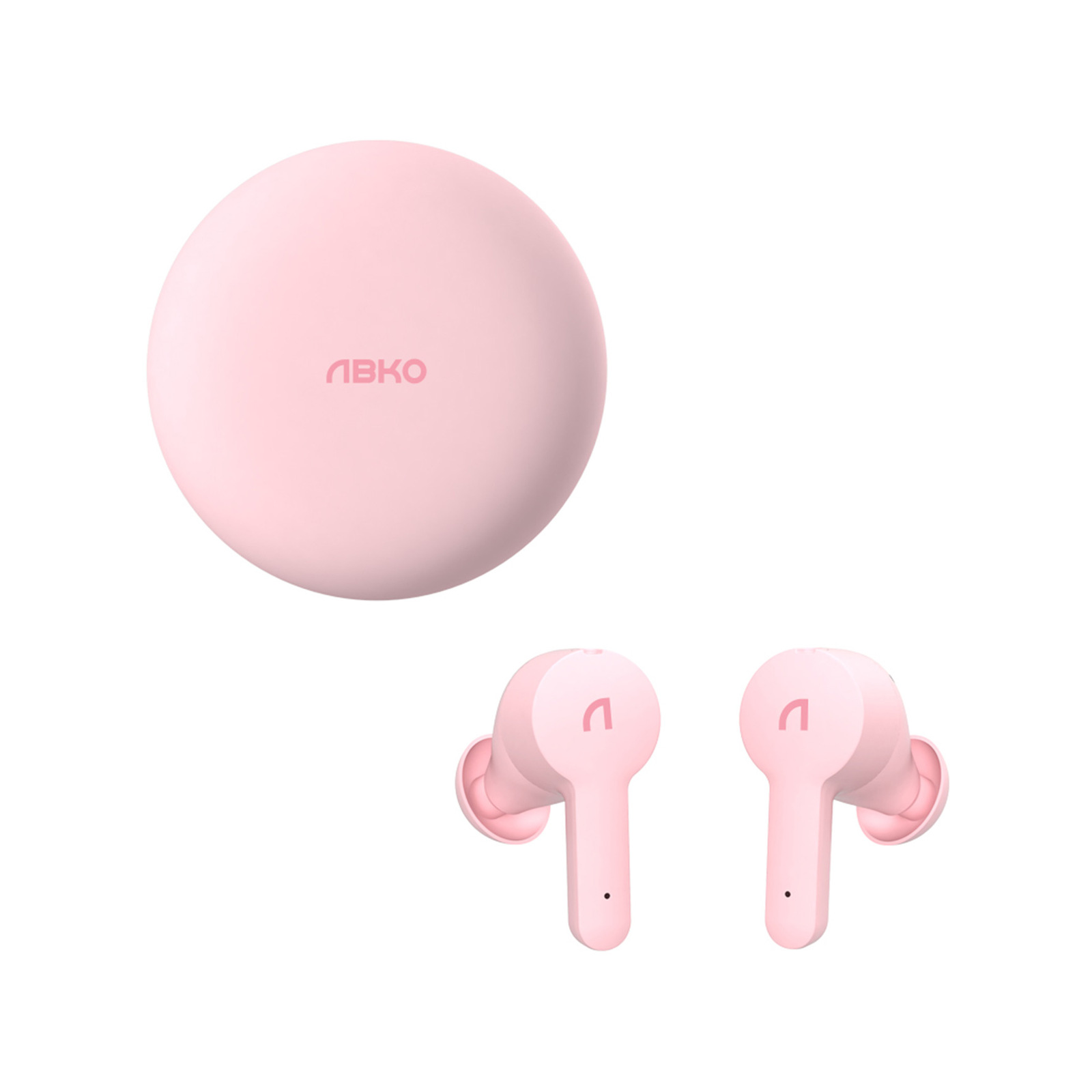 ABKO 1 Set Pink EC10 Wireless Bluetooth Stereo Earphone Sport Gym ...