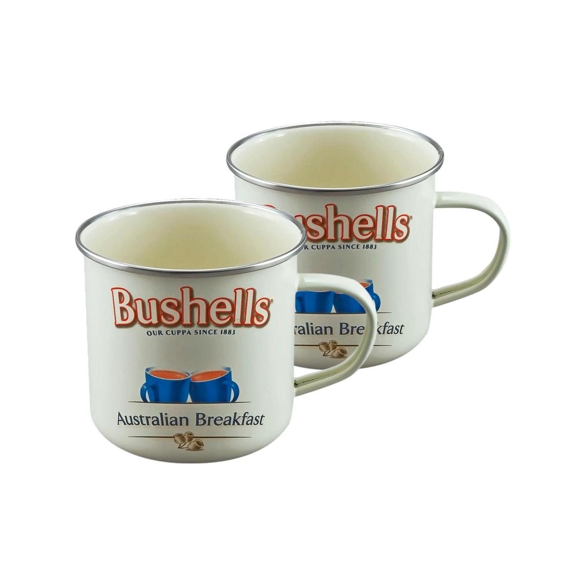 Australian Heritage Icons Bushells Tea Enamel Mug 425ml Set of 2 ...