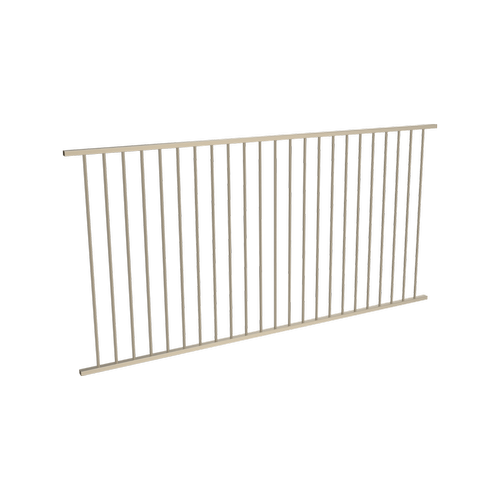 ProtectorAl 1201 - 2399 x 1200mm Paperbark Aluminium Garden Fence Panel ...