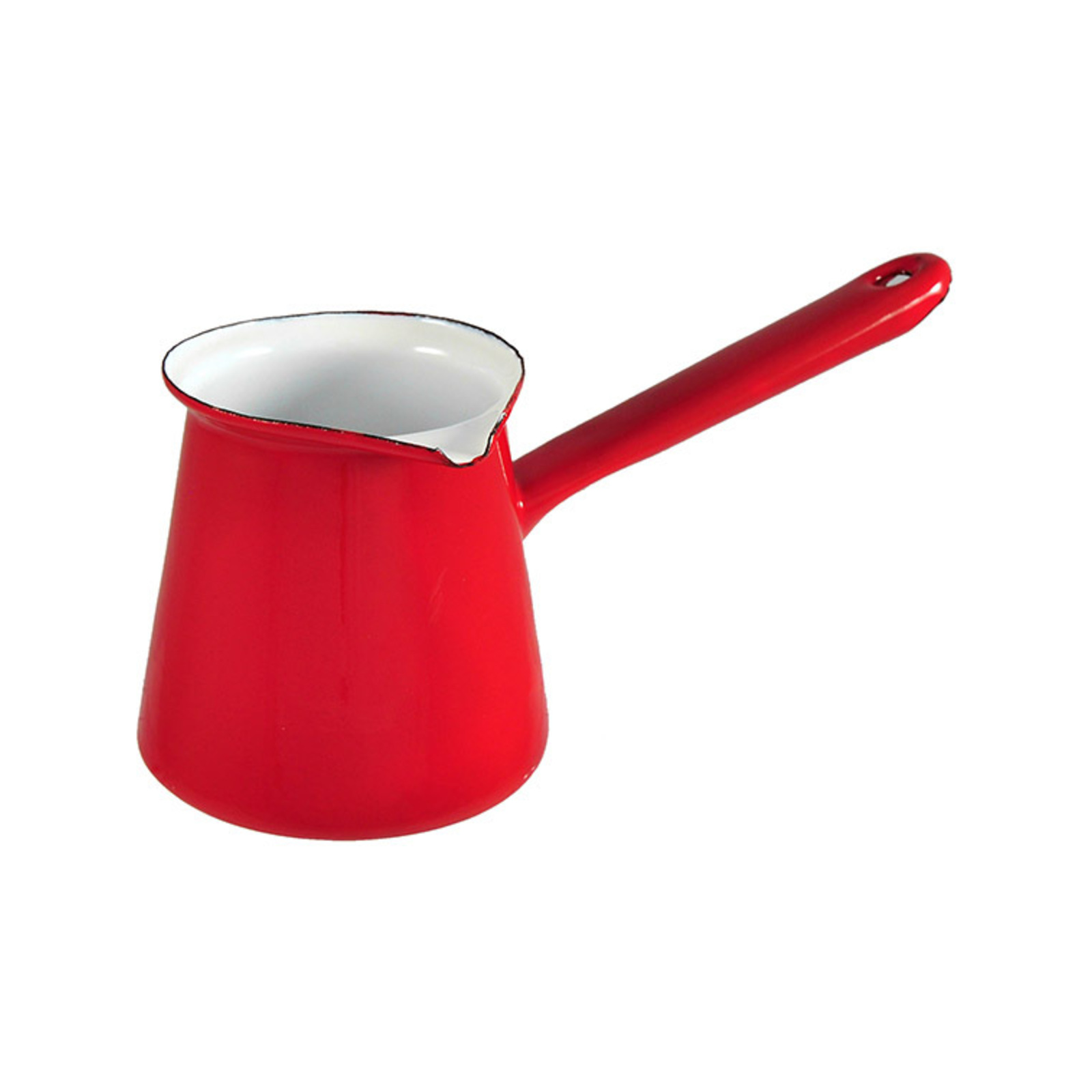 Urban Style 6cm Enamel 500ml Turkish Coffee Pot - Red - Bunnings Australia
