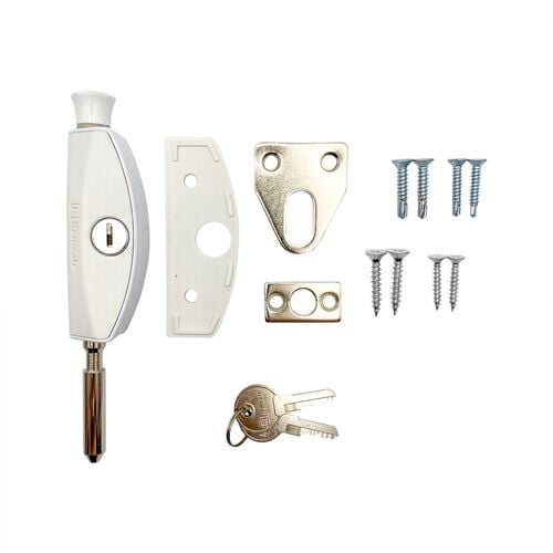 Remsafe White Window/Door Patio Bolt - Bunnings Australia