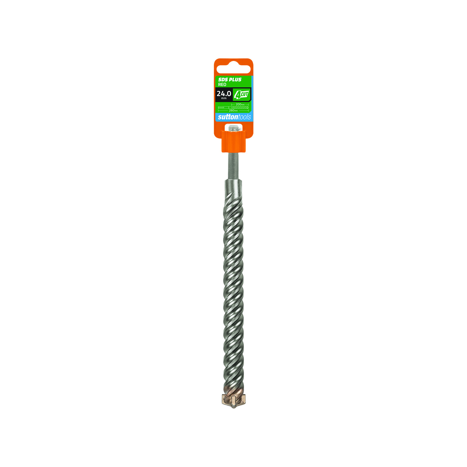 Sutton Tools 24 x 260mm 4 Cut SDS Plus Masonry Drill Bit - Bunnings ...