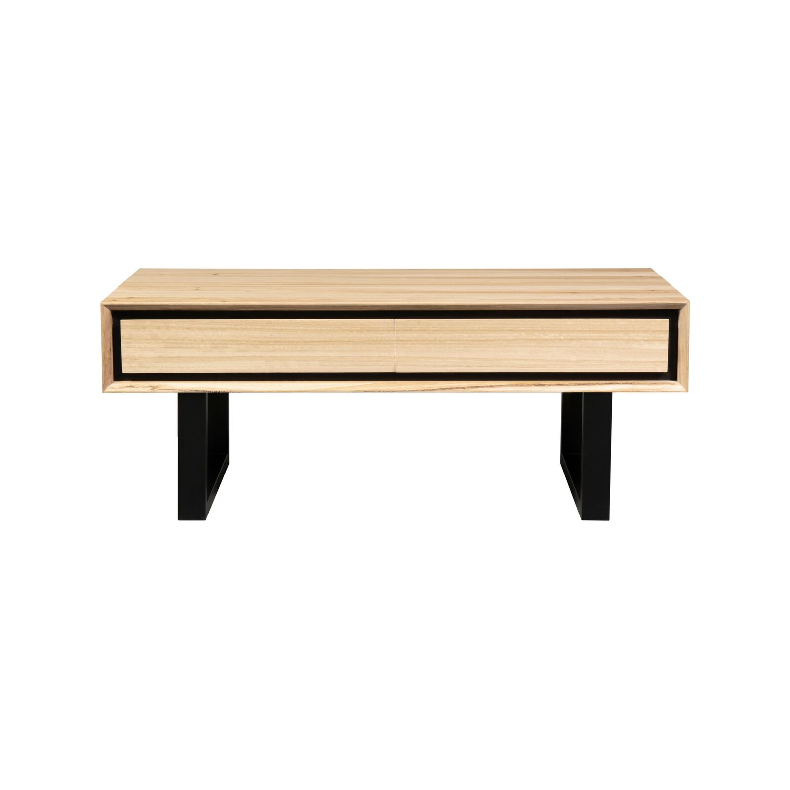 Aconite Coffee Table 120cm 2 Drawers Solid Messmate Timber Wood ...
