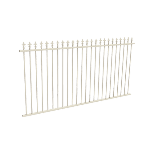ProtectorAl 2400 x 1200mm Surfmist Aluminium Spear Top Pool Fence Panel ...