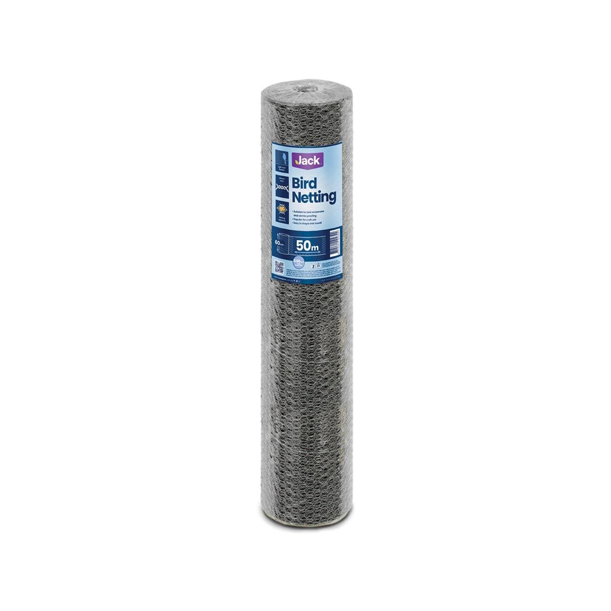 Jack 60cm x 50m x 1.3cm Bird Netting - Bunnings Australia