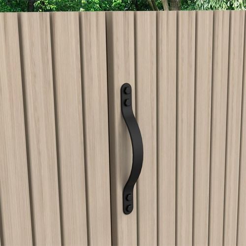 Zenith 254mm Matte Black Gate Pull Handle - Bunnings Australia