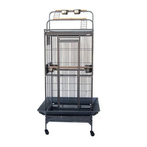 Flyline Classico Play Top Bird Cage Parrot Aviary Black Vein Play Top ...
