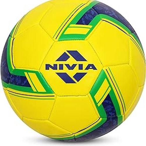 Nivia SPINNER BRAZIL Football (Multicolor, Size 5) | Machine Stitched ...