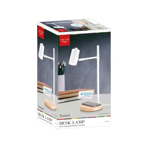 Verve Design Amari Desk Lamp With Wireless Charging - Bunnings Australia