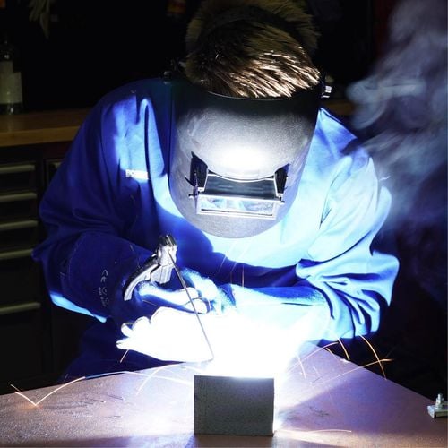 Bossweld Shade 11 Lift Front Welding Helmet - Bunnings Australia