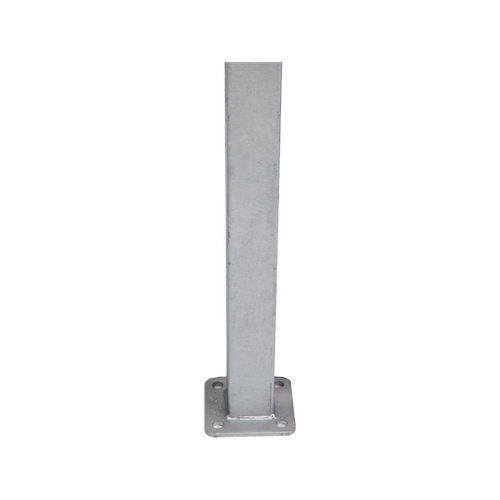 RapidFence 50 x 50mm Roll Top Capped Flanged Fence Post - 1350mm ...